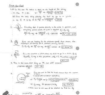 Physics: Uniform Circular Motion Review Sheet - Made By Teachers