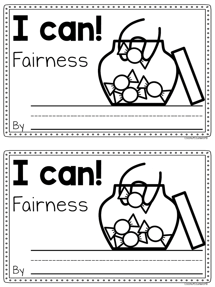 Fairness Mini-Book | Made By Teachers