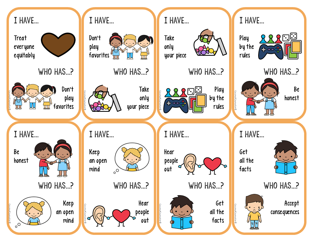 Fairness I Have, Who Has? Card Game | Made By Teachers