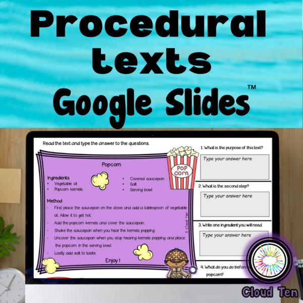 Procedural Texts in Google Slides™ - Made By Teachers