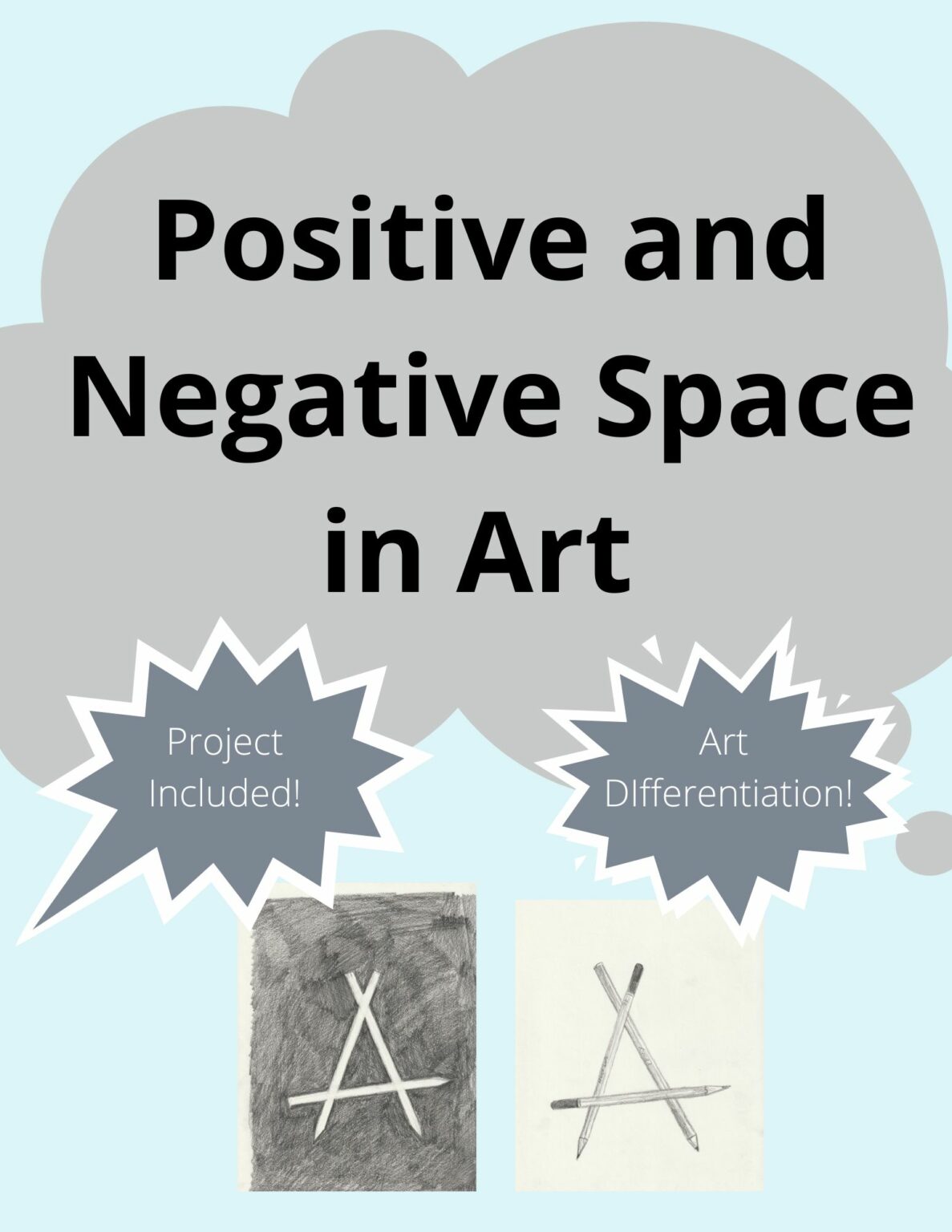 Positive and Negative Space in Art - elem middle high school ...