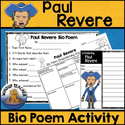 Paul Revere Poem Writing Activity | Made By Teachers