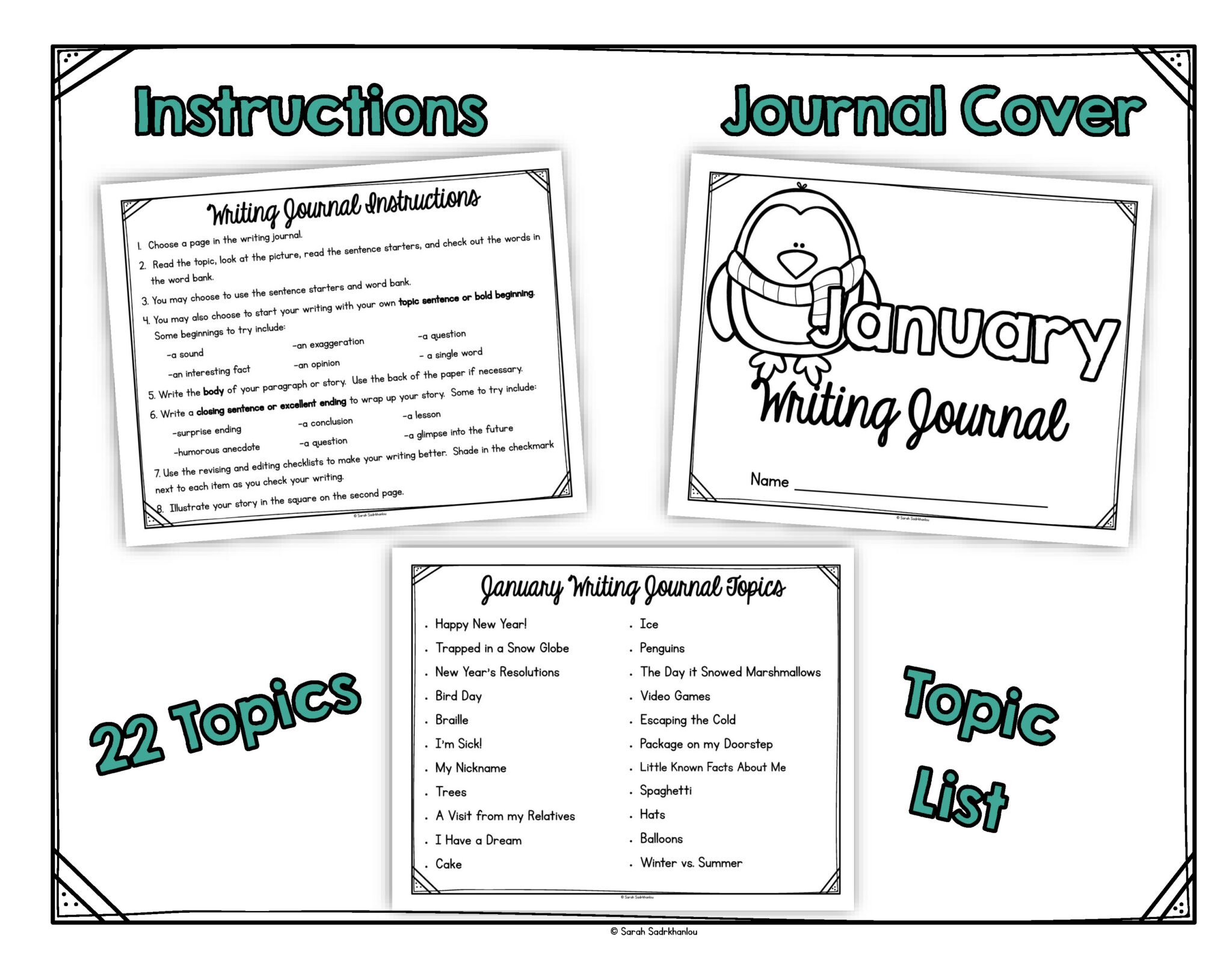 January Monthly Writing Journal No Prep Winter Writing Prompts Made january-monthly-writing-journal-no-prep-winter-writing-prompts-made