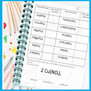 Chemical Formula Practice Problems with Reading - Made By Teachers