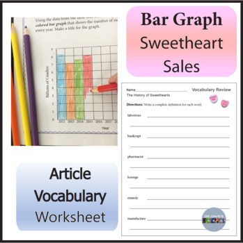 Valentines Day Reading Comprehension Sweetheart and Conversation Hearts ...