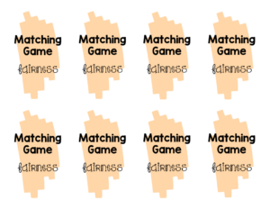 Fairness Matching Card Game | Made By Teachers