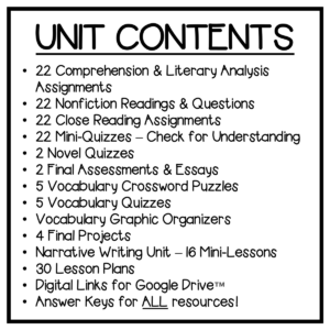 Percy Jackson and the Lightning Thief Novel Study | Made By Teachers