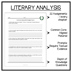 Percy Jackson and the Lightning Thief Novel Study | Made By Teachers