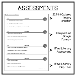 Percy Jackson and the Lightning Thief Novel Study - Made By Teachers