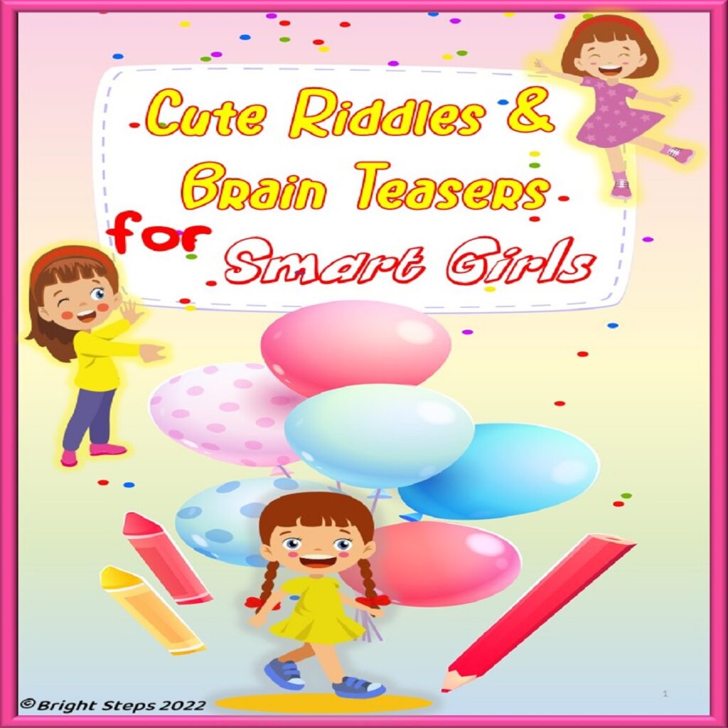 Cute Riddles and Brain Teasers for Smart Girls Logical Activity ...