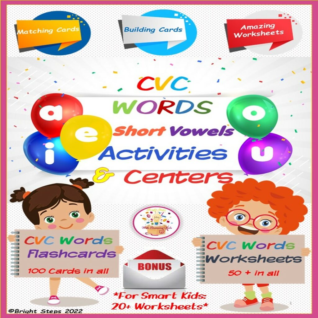 CVC Words Short Vowels Activities & Centers | Made By Teachers