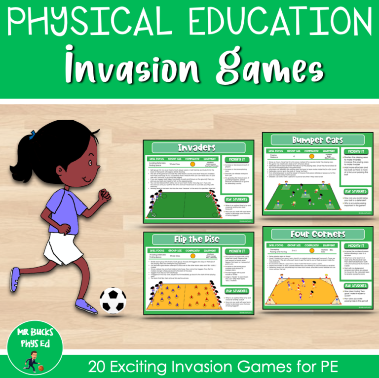 Physical Education - 20 Invasion Games | Made By Teachers