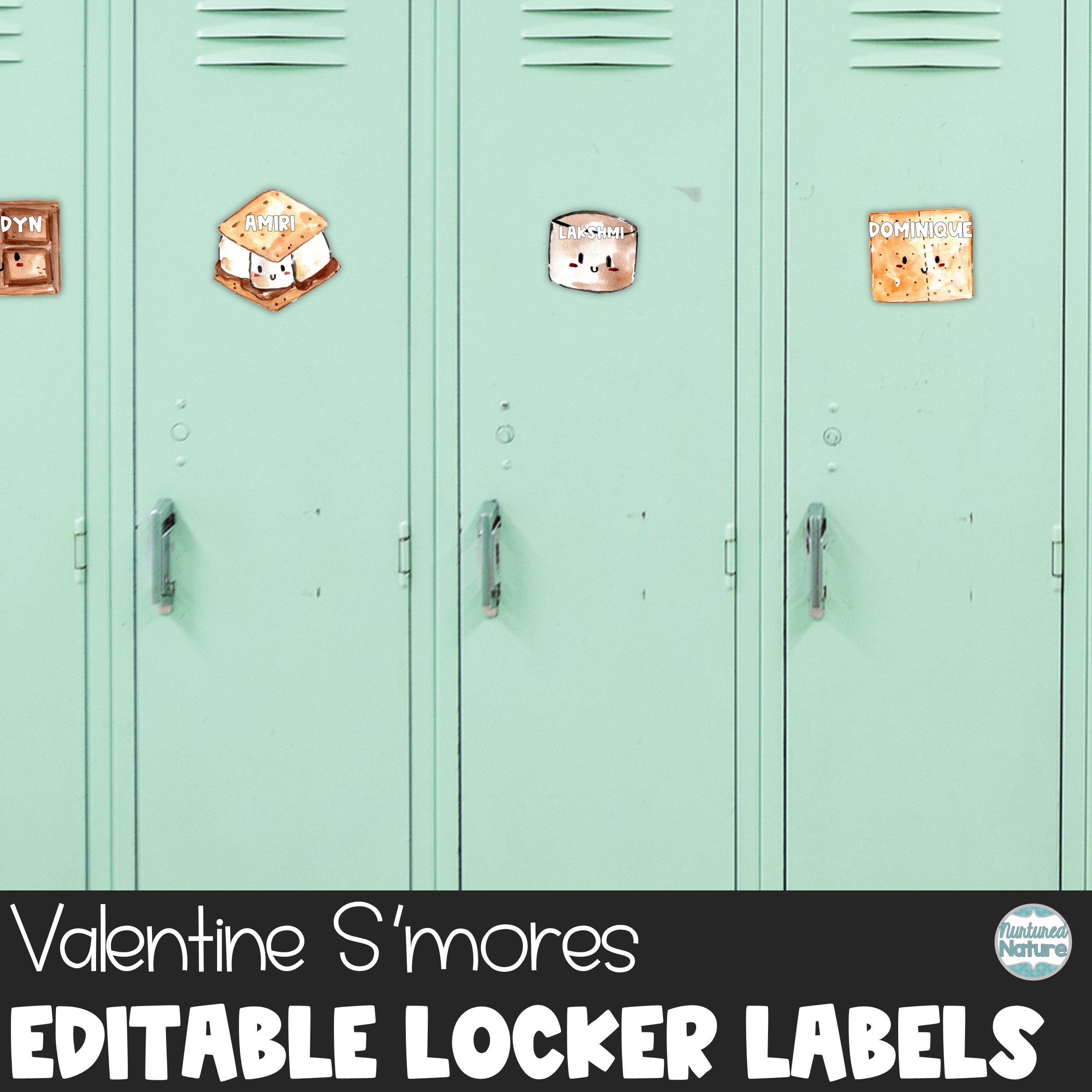 Gnome Locker Labels - Editable Name Tags for Cubbies - Spring Classroom ...