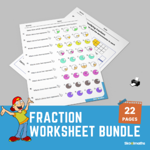 Equivalent Fractions NO PREP Worksheet Packet: CCSS 3.NF.A.1 | Made By ...