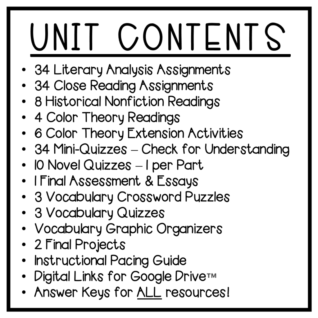 The Book Thief Novel Study - Made By Teachers