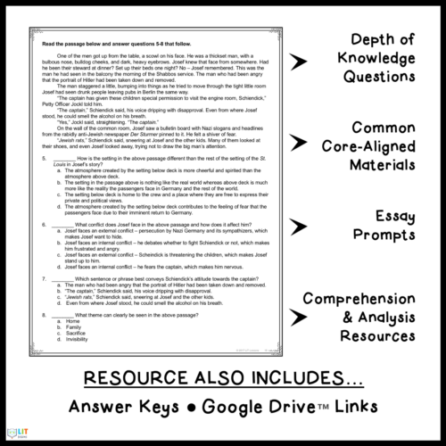 Refugee by Alan Gratz Novel Study | Made By Teachers