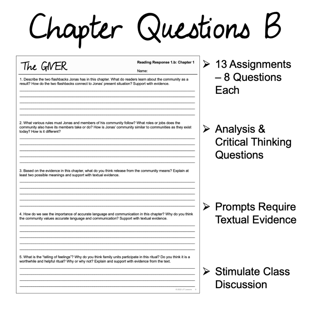 The Giver Novel Study - Made By Teachers