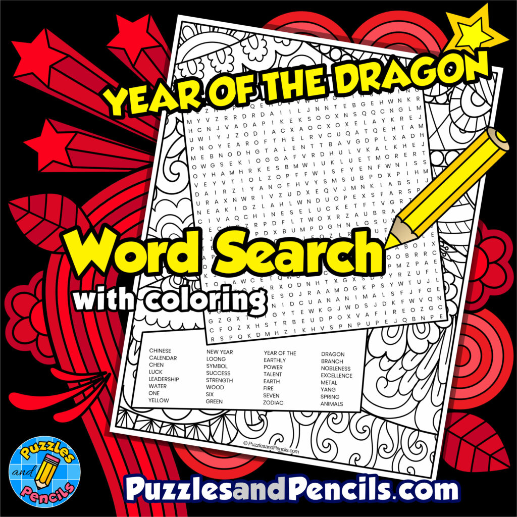 Japan Children's Day Word Search Puzzle Activity Page and Coloring ...