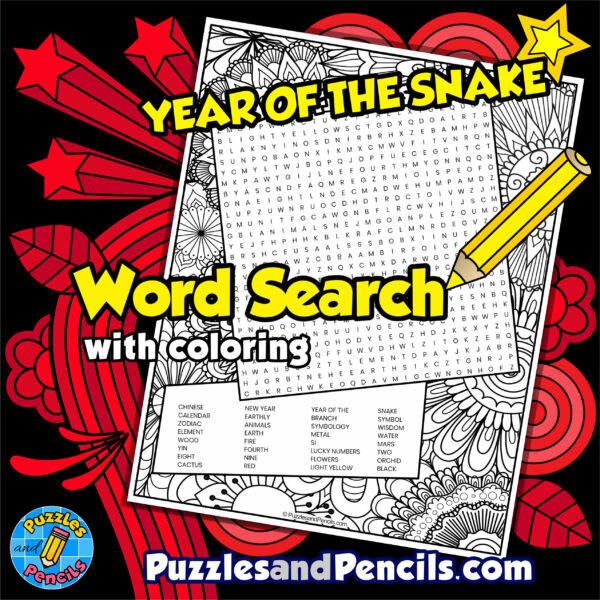 Winter Fun Word Search Puzzle Activity Page with Coloring | Wordsearch ...