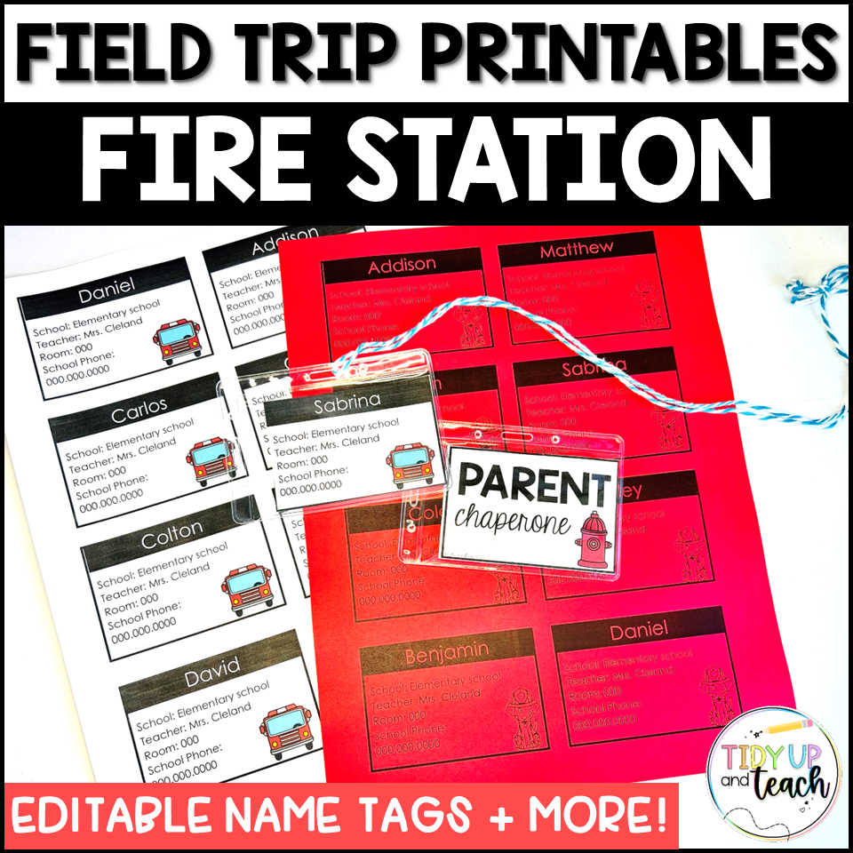 Fire Station Field Trip | Made By Teachers
