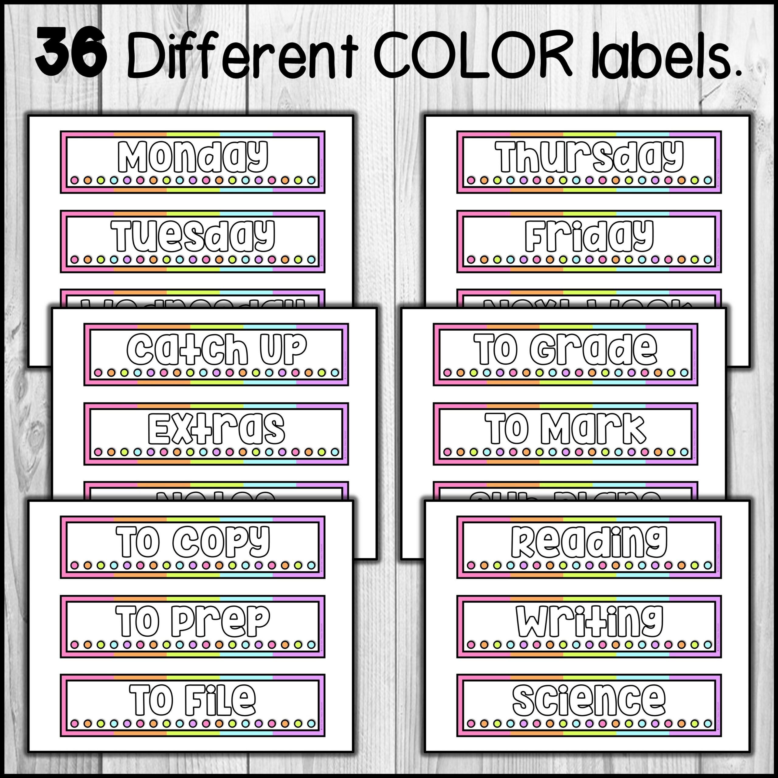Back to School | 10 Drawer Teacher Trolley Labels | Rolling Cart Labels ...