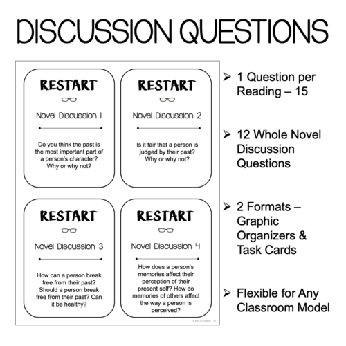 Restart by Gordon Korman Novel Study | Made By Teachers
