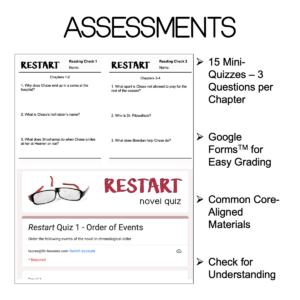 Restart Novel Study | Made By Teachers