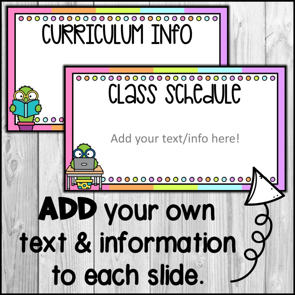 Back to School Night PowerPoint | Editable Templates | Made By Teachers