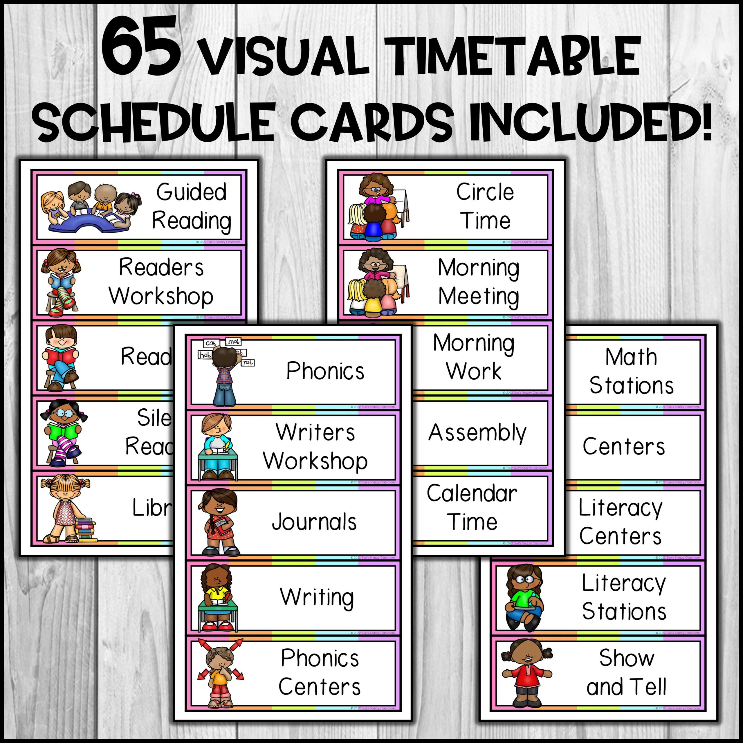 Back to School | Visual Timetable | Daily Schedule Cards | Made By Teachers