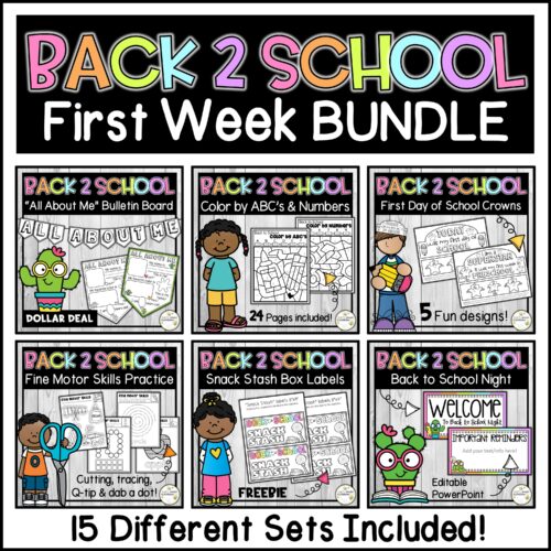 Back to School Bundle | Activities and Resources for the First Week of ...