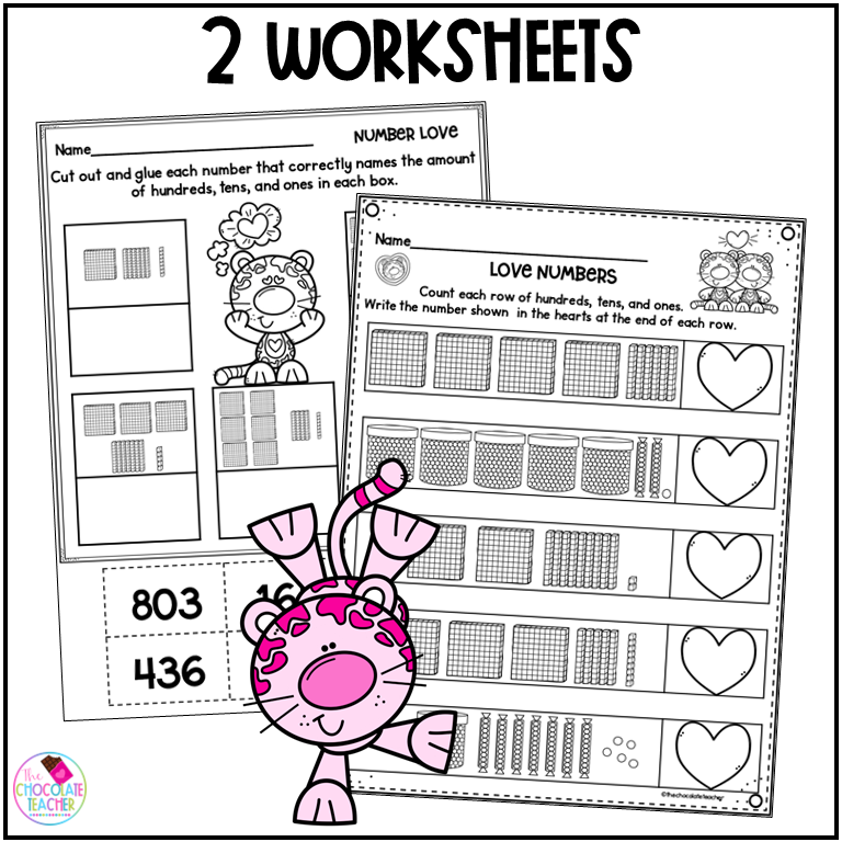 Valentine's Day Math - Place Value - Task Cards | Made By Teachers