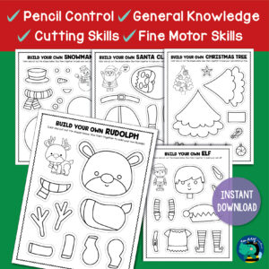 Build Your Own Christmas Character Activity | No-Prep Printables | Made ...