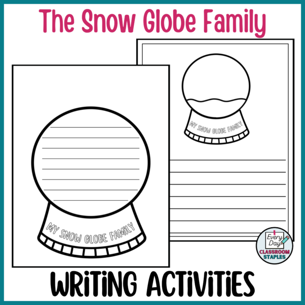 The Snow Globe Family Read Aloud Activities - Comprehension and ...