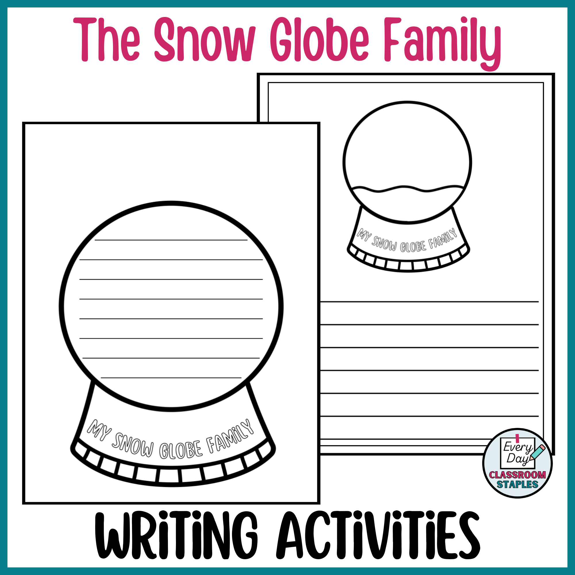 The Snow Globe Family Read Aloud Activities - Comprehension and ...