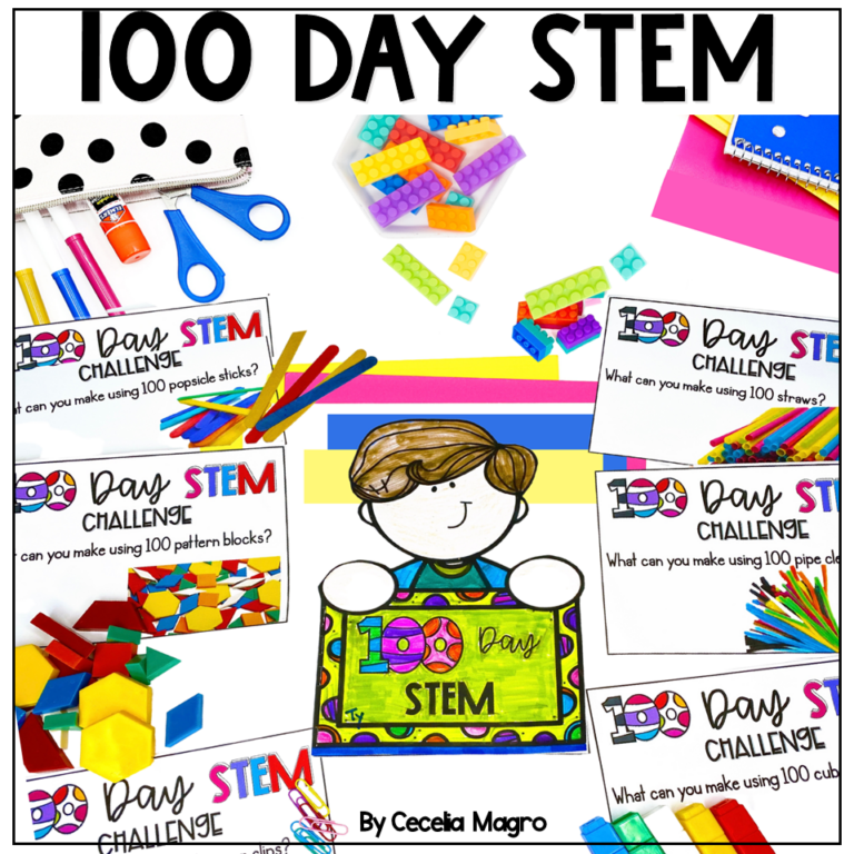 100th Day of School Activities 100 Day STEM | Made By Teachers