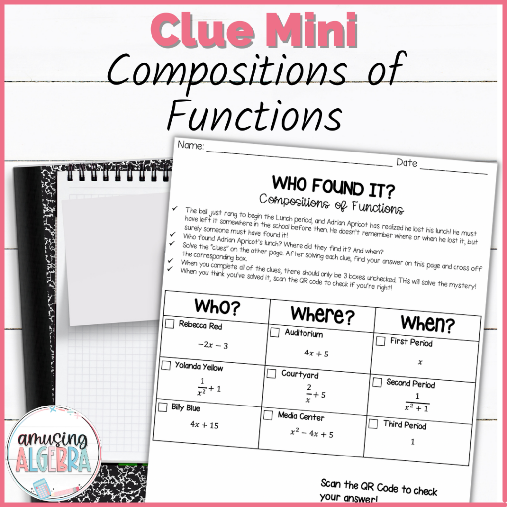 Classifying Polynomials Clue Mini Mystery Activity | Made By Teachers