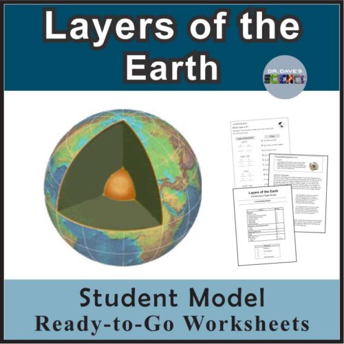 Layers of the Earth Activity Worksheets MS-ESS2-2 | Made By Teachers