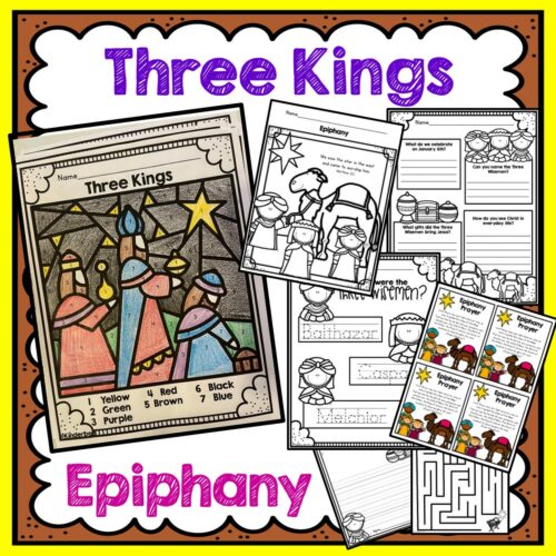 Three Kings Day Worksheets, Epiphany Worksheets, Epiphany Coloring ...