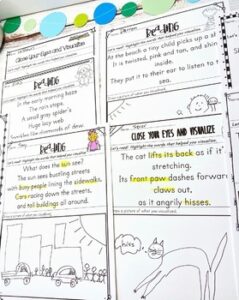 Visualizing Activities Creating Mental Images Reading Comprehension ...