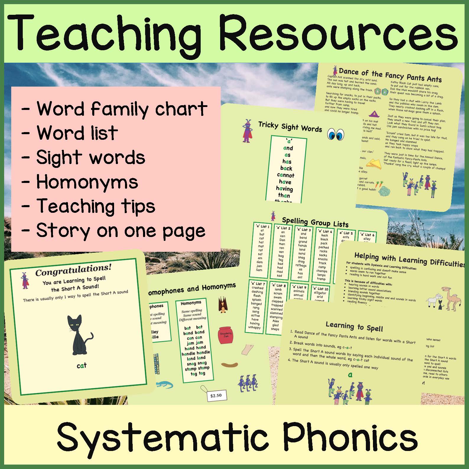 Phonics Story for Short A Sound plus Spelling Activities | Made By Teachers