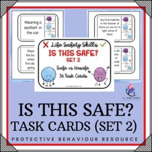 IS THIS SAFE Task Cards - SET 2 - Fire Safety Stranger Danger Social ...