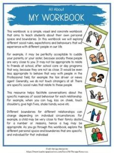 Relationships, Personal Space & Boundaries Workbook & Activities | Made ...