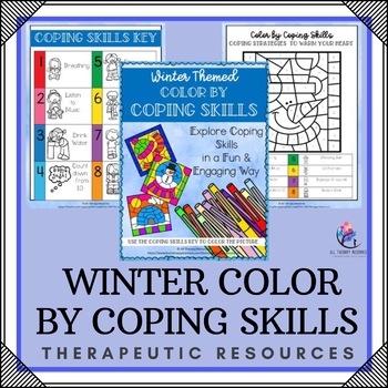 WINTER Color by COPING SKILLS | Made By Teachers