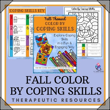 FALL Color by COPING SKILLS | Made By Teachers