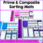 Even Odd Prime and Composite | Sorting Mats and Dice - Made By Teachers