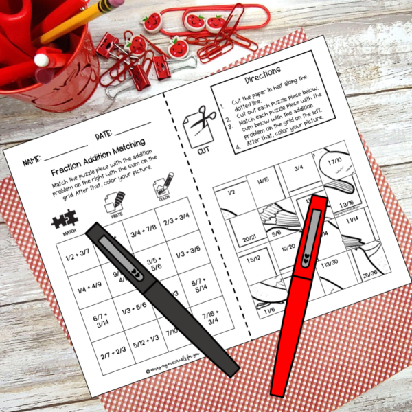 Fifth Grade Math Printable Puzzles | Made By Teachers
