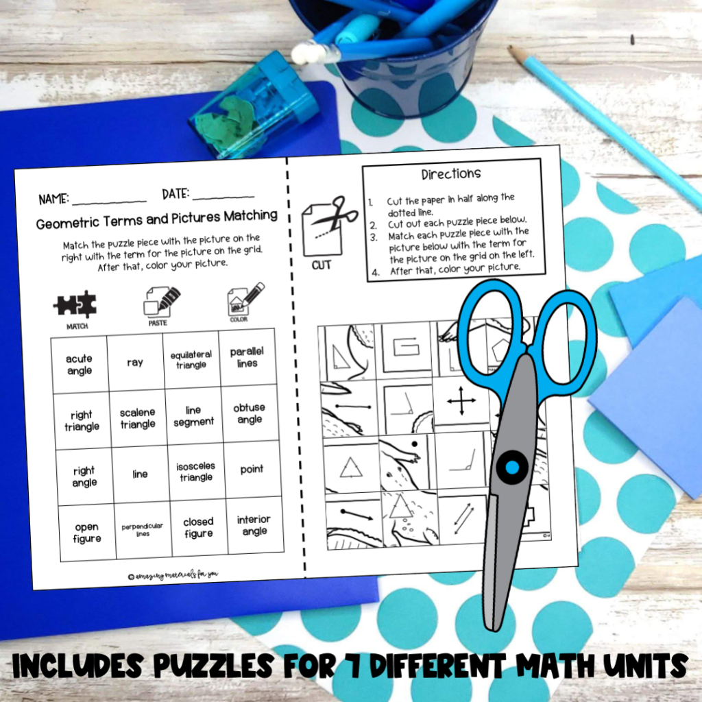Fifth Grade Math Printable Puzzles | Made By Teachers