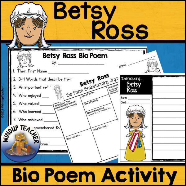 Betsy Ross Poem Writing Activity - Made By Teachers