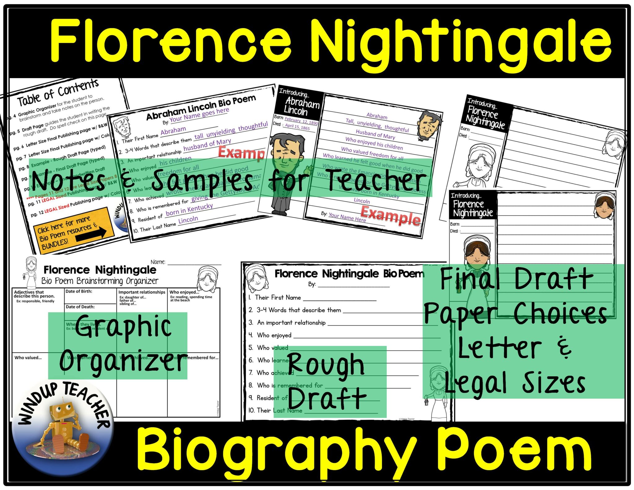 Florence Nightingale Poem Writing Activity | Made By Teachers