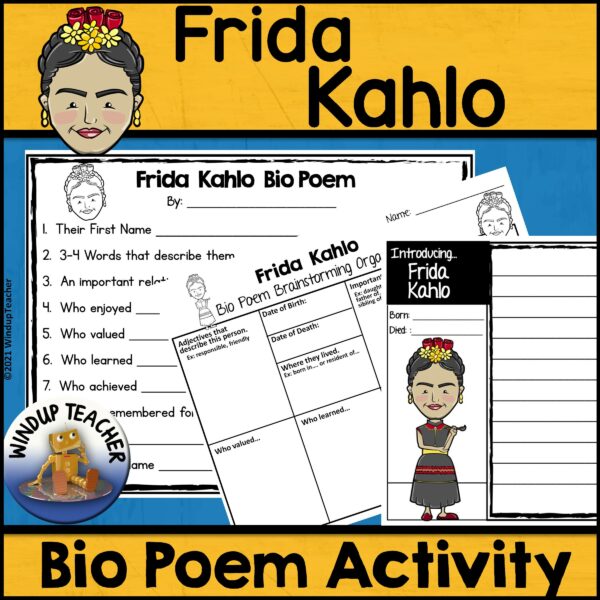 Frida Kahlo Poem Writing Activity | Made By Teachers